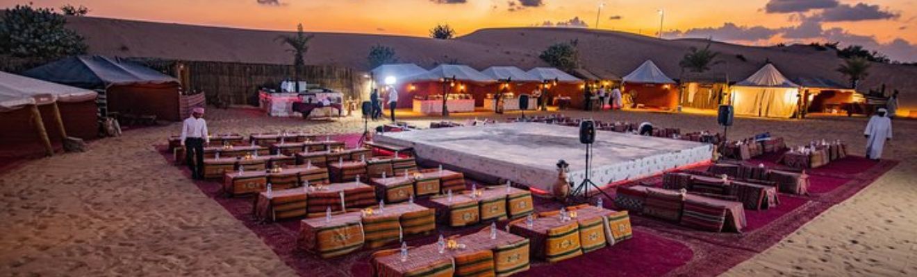 Dubai's Camel Safari with BBQ Feast-Limited Spots Available!